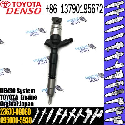 China Diesel Common Rail Injector 23670-09060 095000-5930 For TOYOTA 2KD-FTV for sale
