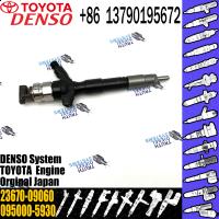 China Diesel Common Rail Injector 23670-09060 095000-5930 For TOYOTA 2KD-FTV for sale