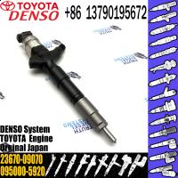 China 23670-30140 Diesel Engine Injection Pump 2KD Engine Common Rail Fuel Injector for sale