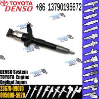 China 23670-30140 Diesel Engine Injection Pump 2KD Engine Common Rail Fuel Injector for sale