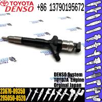 China 3.0d 2KD Common Rail Injector Parts 23670-09350 295050-0520 for sale