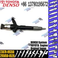 China 3.0d 2KD Common Rail Injector Parts 23670-09350 295050-0520 for sale
