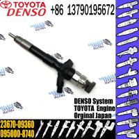 China 23670-09360 TOYOTA Fuel Injector 2KD Engine For DENSO Injection for sale