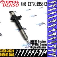 China 23670-39215 Toyota Hilux Injectors 095000-7400 2KD-FTV 1KD-FTV for sale