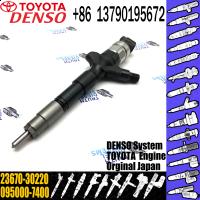China 23670-39215 Toyota Hilux Injectors 095000-7400 2KD-FTV 1KD-FTV for sale