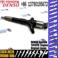 China 23670-39215 Toyota Hilux Injectors 095000-7400 2KD-FTV 1KD-FTV for sale