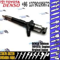 China 23670-39215 Toyota Hilux Injectors 095000-7400 2KD-FTV 1KD-FTV for sale