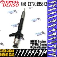 China 095000-7380 TOYOTA Fuel Injector Common Rail Injector For Toyota HIACE HILUX 2.5D for sale