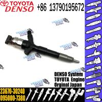 China 095000-7380 TOYOTA Fuel Injector Common Rail Injector For Toyota HIACE HILUX 2.5D for sale