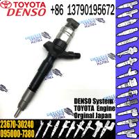 China 095000-7380 TOYOTA Fuel Injector Common Rail Injector For Toyota HIACE HILUX 2.5D for sale