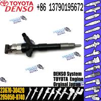 China 295050-0800 TOYOTA Fuel Injector 23670-0L110 Diesel Fuel Injector for sale