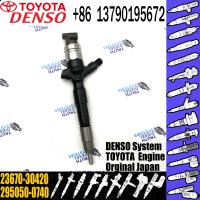 China 295050-0800 TOYOTA Fuel Injector 23670-0L110 Diesel Fuel Injector for sale