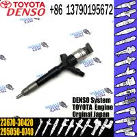 China 295050-0800 TOYOTA Fuel Injector 23670-0L110 Diesel Fuel Injector for sale