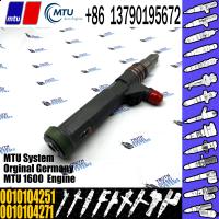 China VTO-B160BM Diesel Common Rail Injector MTU 253351 0010104251 0010104271 for sale