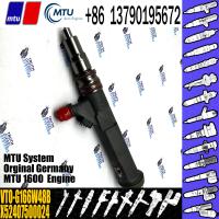 China 0010106951 Diesel Engine Injector Oem VTO-G166W4 High Speed Steel MTU 4000 for sale