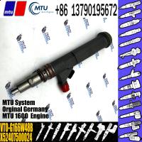 China 0010106951 Diesel Engine Injector Oem VTO-G166W4 High Speed Steel MTU 4000 for sale