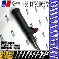 China 0010106951 Diesel Engine Injector Oem VTO-G166W4 High Speed Steel MTU 4000 for sale