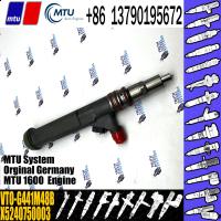 China VTO-G441M48B Common Rail Diesel Injector X52407500052 For MTU for sale