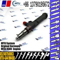 China ISO Mercedes Diesel Injectors VTO-G265G48B X5240750003 MTU 1600 Engine for sale