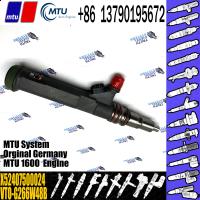 China MTU Diesel Fuel Injector 16V High Speed Steel X52407500024 VTO-G266W48B for sale
