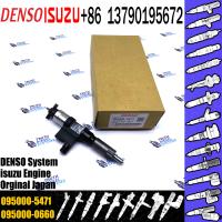 China High Quality New 4HK1 6HK1 Diesel Common Rail Fuel Injector 095000-5471 For ISUZU for sale