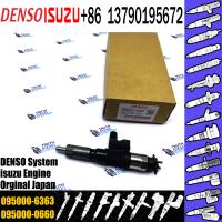 China High Quality Spare Parts New Fuel Injector 095000-6364 095000-6363 for Engine 4HK1 6HK1 for sale