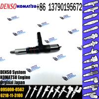 China Common Rail Injector 9709500-056 095000-0561 095000-0562 for KOMATSU pc400-7 WA500-6 6218-11-3101 6218-11-3102 for sale