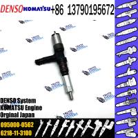 China Common Rail Injector 9709500-056 095000-0561 095000-0562 for KOMATSU pc400-7 WA500-6 6218-11-3101 6218-11-3102 for sale