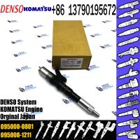 China 0950000801 Original Auto Parts Diesel Fuel Injector Engine Common Rail Injector 6156-11-3100 095000-0801 for sale