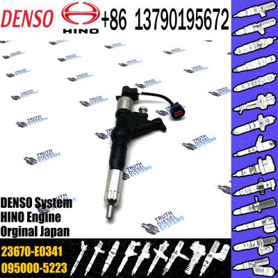 China diesel fuel injector 095000-5220 095000-5224 095000-5223 095000-5225 095000-5226 23670-E0341 for HINO E13C EH700 for sale