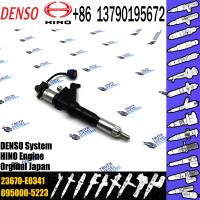 China diesel fuel injector 095000-5220 095000-5224 095000-5223 095000-5225 095000-5226 23670-E0341 for HINO E13C EH700 for sale