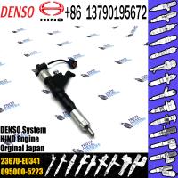 China diesel fuel injector 095000-5220 095000-5224 095000-5223 095000-5225 095000-5226 23670-E0341 for HINO E13C EH700 for sale