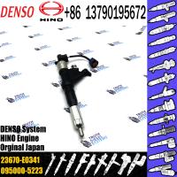 China diesel fuel injector 095000-5220 095000-5224 095000-5223 095000-5225 095000-5226 23670-E0341 for HINO E13C EH700 for sale