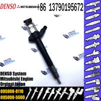 China Brand new common rail fuel injector diesel 095000-5760 1465A054 1465A307 095000-8110 for sale