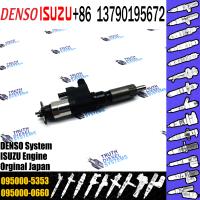 China COMMON RAIL FUEL INJECTOR 095000-5350, 095000-5351, 095000-5353, 8-97601156-4 FOR ISUZU 4HK1 ENGINE for sale