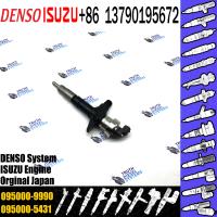 China Construction Machinery Parts New diesel fuel injector truck engine spare parts 095000-9990 for ISUZU 4JJ1 injector for sale