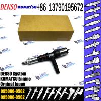 China SA6D140E-3/3H Common Rail Injector 095000-0561 095000-0562 For KOMA-TSU 6218-11-3101 6218-11-3102 PC600-7/PC650-7/WA500- for sale