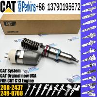 China Excavator parts common rail injector 249-0705  20R-2437 249-0708 212-3462 1OR-2977	10R-0961 for C13 diesel engines for sale