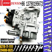 China HP0 Fuel Injection Pump 094000-0625 6219-71-1111 For KOMATSU Excavator SA12VD140 HD785-7 for sale