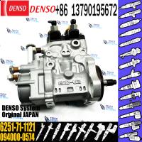 China Excavator Parts 6D125 Engine Diesel Fuel Injection Pump 094000-0574 6251-71-1120 6251-71-1121 for sale