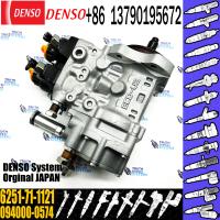 China Excavator Parts 6D125 Engine Diesel Fuel Injection Pump 094000-0574 6251-71-1120 6251-71-1121 for sale