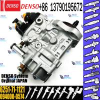 China Excavator Parts 6D125 Engine Diesel Fuel Injection Pump 094000-0574 6251-71-1120 6251-71-1121 for sale