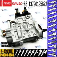 China 6D140 Diesel fuel injection pump 094000-0582 6261-71-1111 6261-71-1110 for Komatsu Excavator PC800-7 engine parts for sale