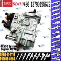 China 6D140 Diesel fuel injection pump 094000-0582 6261-71-1111 6261-71-1110 for Komatsu Excavator PC800-7 engine parts for sale