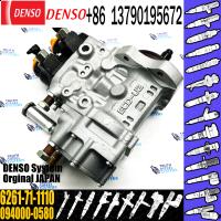 China 6D140 Diesel fuel injection pump 094000-0582 6261-71-1111 6261-71-1110 for Komatsu Excavator PC800-7 engine parts for sale