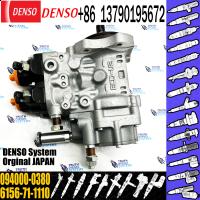 China HP0 Pump 6156-71-1112 Diesel Fuel Injection Pump 094000-0380 for Komatsu SAA6D125E-3 for sale