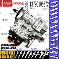 China Excavator High Pressure Diesel Injector Pump PC400-7-8 094000-0383 Engine Fuel Pump for sale