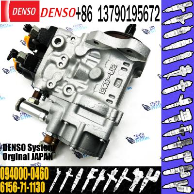 China PC450-7 Excavator Fuel Pump 6D125 Genuine High Pressure Fuel Pump 094000-0463 6156-71-1132 094000-0461 6156-71-1130 0940 for sale