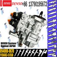 China HP0 Diesel Fuel Injection Pump 094000-0670 1-15603515-0 For 6WG1 Engine for sale