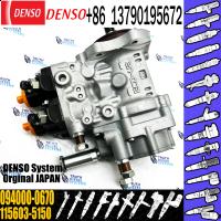 China HP0 Diesel Fuel Injection Pump 094000-0670 1-15603515-0 For 6WG1 Engine for sale